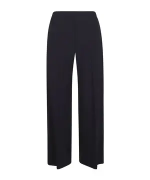 Harris Wharf London Wide-leg Casual Pants - Blue