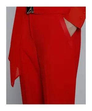 Marella Straight-fit Belted Trousers