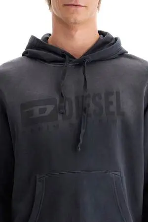 DIESEL® Logo-print Organic Cotton Hoodie