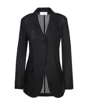 Sportmax Single-breasted Casual Jacket - Black