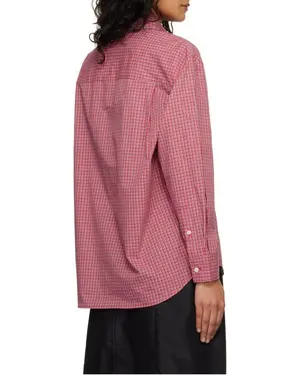 DUNST Checked-pattern Button-fastening Shirt