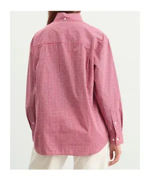 DUNST Checked-pattern Button-fastening Shirt