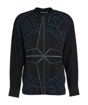 Stone Island Compass Logo Knitted Sweater