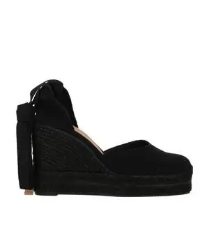 CastaÑer Castaner Carina Wedge Espadrilles Black
