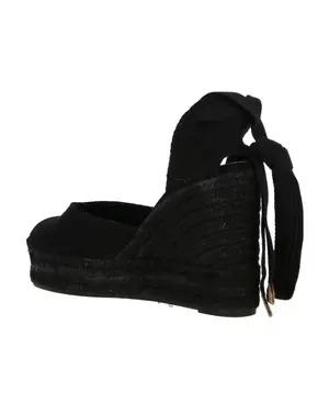 CastaÑer Carina Wedge Espadrilles - Black