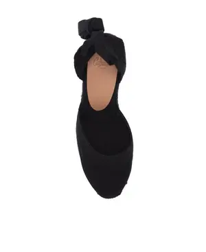 CastaÑer Carina Wedge Espadrilles - Black
