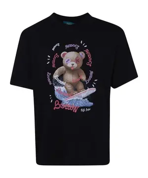 BARROW Printed T-shirt - Black