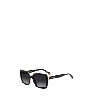 Carolina Herrera Square Frame Sunglasses - Black