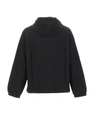 Maison Kitsuné Fox Head Patch Embroidered Windbreaker