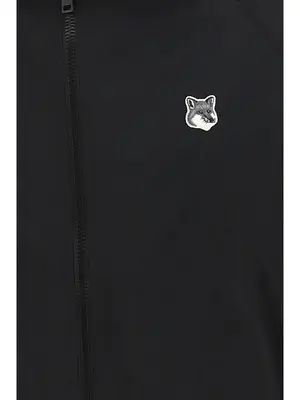Maison Kitsuné Fox Head Patch Embroidered Windbreaker