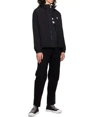 Maison Kitsuné Fox Head Patch Embroidered Windbreaker