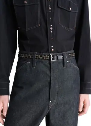 LEMAIRE Rio 20 Studded Belt