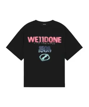 We11Done Spray 1506 T-shirt - Black