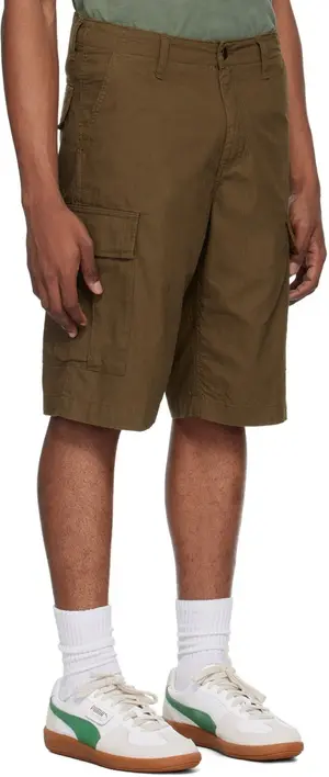 Carhartt Work In Progress Logo-patch Knee-length Cargo Shorts