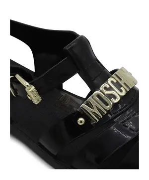 Moschino Jelly Logo-lettered Sandals