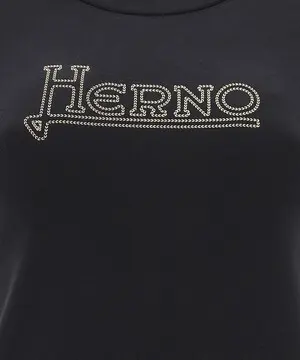 Herno Embroidered Logo Crewneck T-shirt