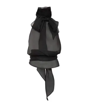 Dsquared2 Pussy-bow Halterneck Sleeveless Blouse - Black