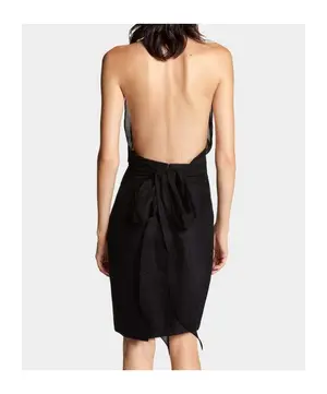Dsquared2 Pussy-bow Halterneck Sleeveless Blouse