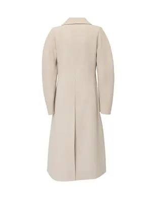 Sportmax Single-breasted Lapel Coat