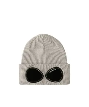 C.P. COMPANY Goggle Beanie Hat - Gray