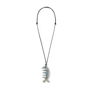 LEMAIRE Gua Sha Beluga Necklace - Gray