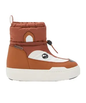 Moon Boot Park Strap Animal-face Padded Snow Boots - Fennec