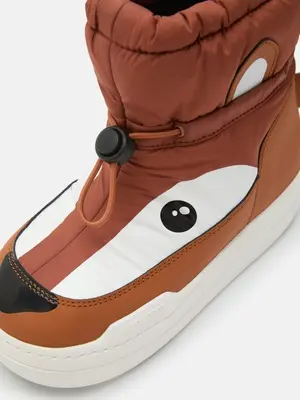 Moon Boot Park Strap Animal-face Padded Snow Boots