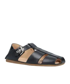LEMAIRE Fisherman Round-toe Flat Sandals