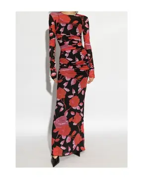 Blumarine Floral-print Maxi Dress