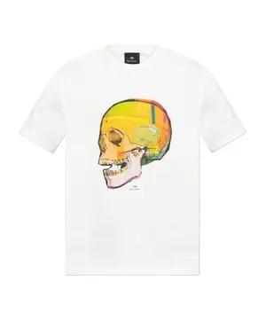 Paul Smith Skull Sketch Print T-shirt