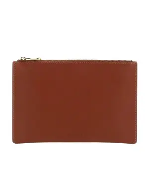 Il Bisonte Classic Zip Wallet - Red