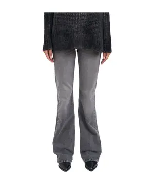 HAIKURE Five-pocket Denim Trousers - Black