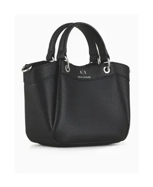 Armani Exchange Grained Texture Tote Bag