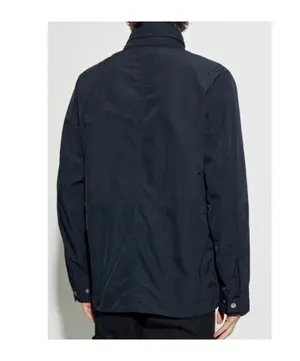 Stone Island Zip Up Jacket With Detachable Compass Badge
