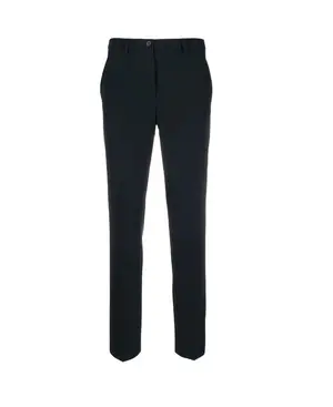 Seventy Cropped Slim-cut Trousers - Black