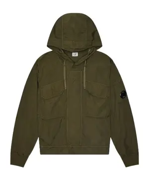 C.P. COMPANY Padded Hooded Jacket - Green