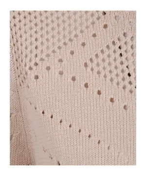 TWINSET Pointelle Knit Knitted Sweater