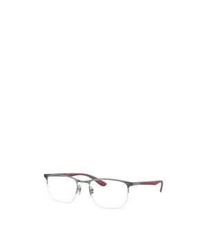 Ray-ban Rectangle Frame Glasses - White