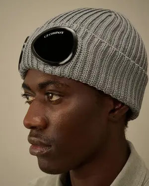 C.P. COMPANY Goggle Wool Beanie