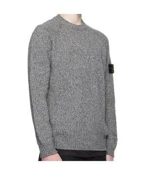 Stone Island Logo Patch Crewneck Sweater