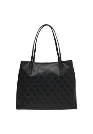 Guess Victtoria Monogram-pattern Pouch-detail Tote Bag