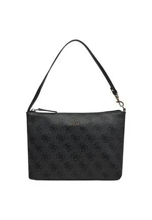 Guess Victtoria Monogram-pattern Pouch-detail Tote Bag