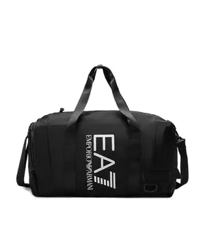 EA7 Logo Printed Top Handle Holdall