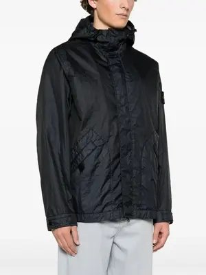 Stone Island Compass Patch Hooded Jacket