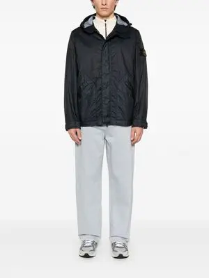 Stone Island Compass Patch Hooded Jacket