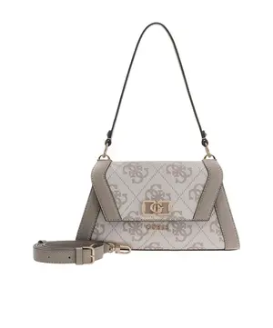 Guess Karnilla Flap Shoulder Bag - Gray