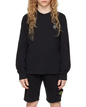 Stone Island Logo Long-sleeved T-shirt