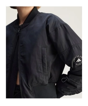 Adidas By Stella McCartney Truenature Woven Bomber Cropped Jacket