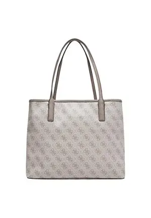 Guess Victtoria Monogram-pattern Logo-plaque Tote Bag