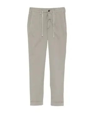 Eleventy Drawstring Turn-up Pants